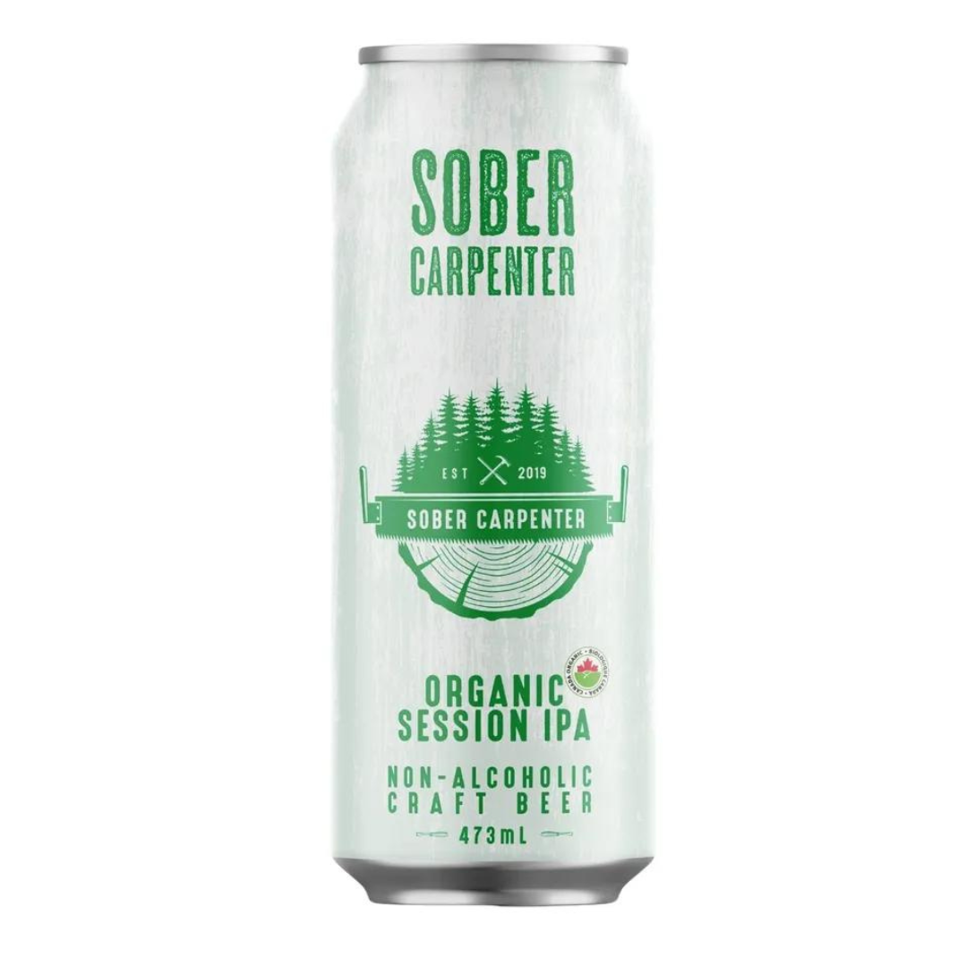 Sober Carpenter Non-Alcoholic Organic IPA Craft Beer – Sober Sips
